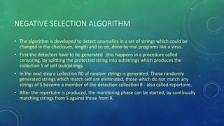 Artificial immune system | PPTX