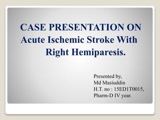 Stroke Patient Case Study