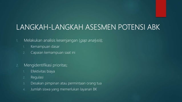 Ais bt-3-ddbk-asesmen potensi dan permasalahan abk | PPT
