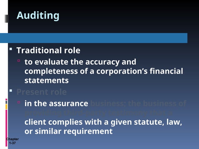 Accounting Information Systems - CHAPTER 1 | PPT