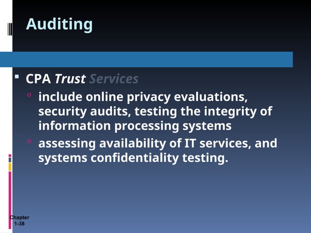 Accounting Information Systems - CHAPTER 1 | PPT