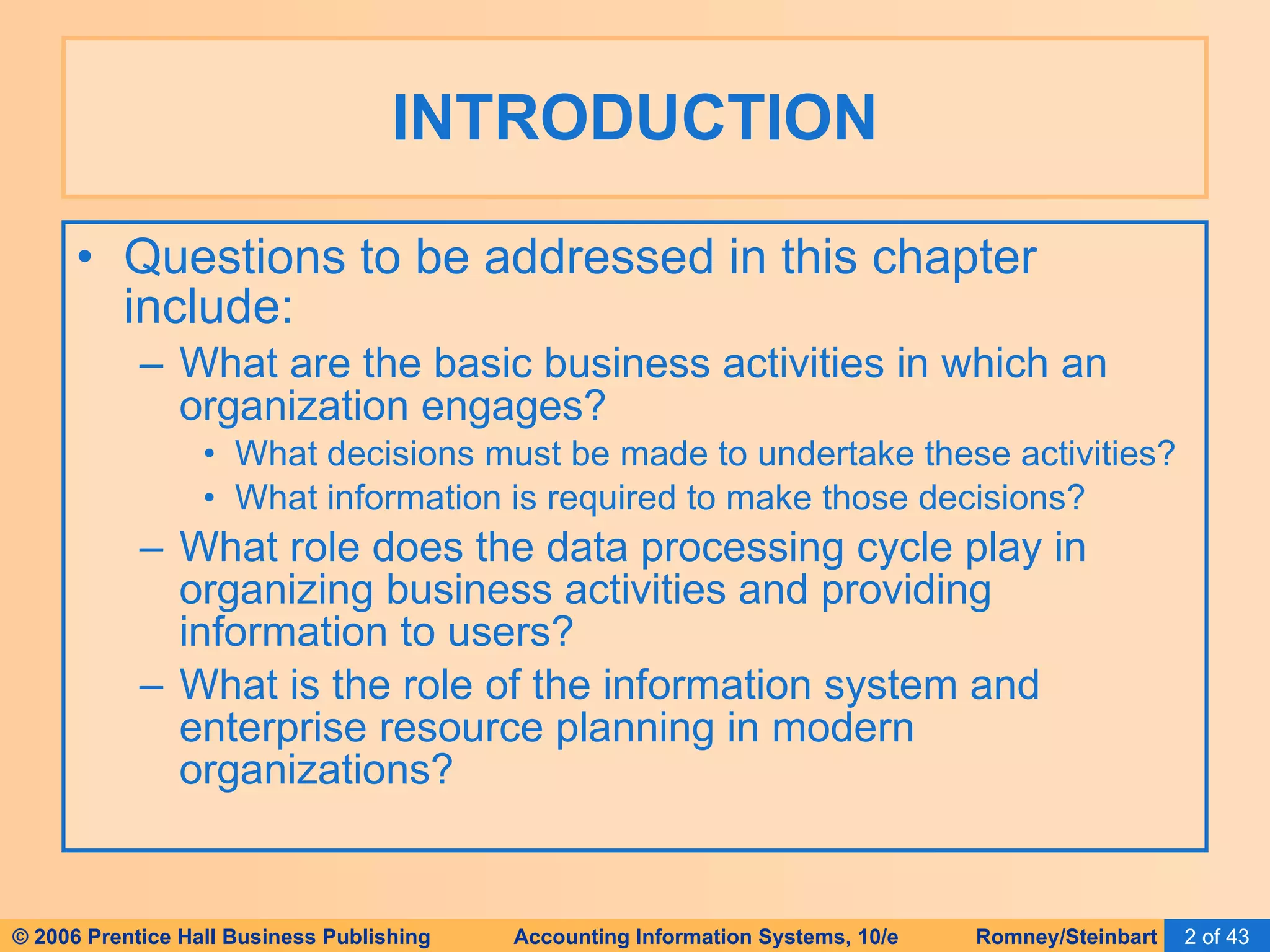 Ais Romney 2006 Slides 02 Business Process | PPT | Business Accounting ...