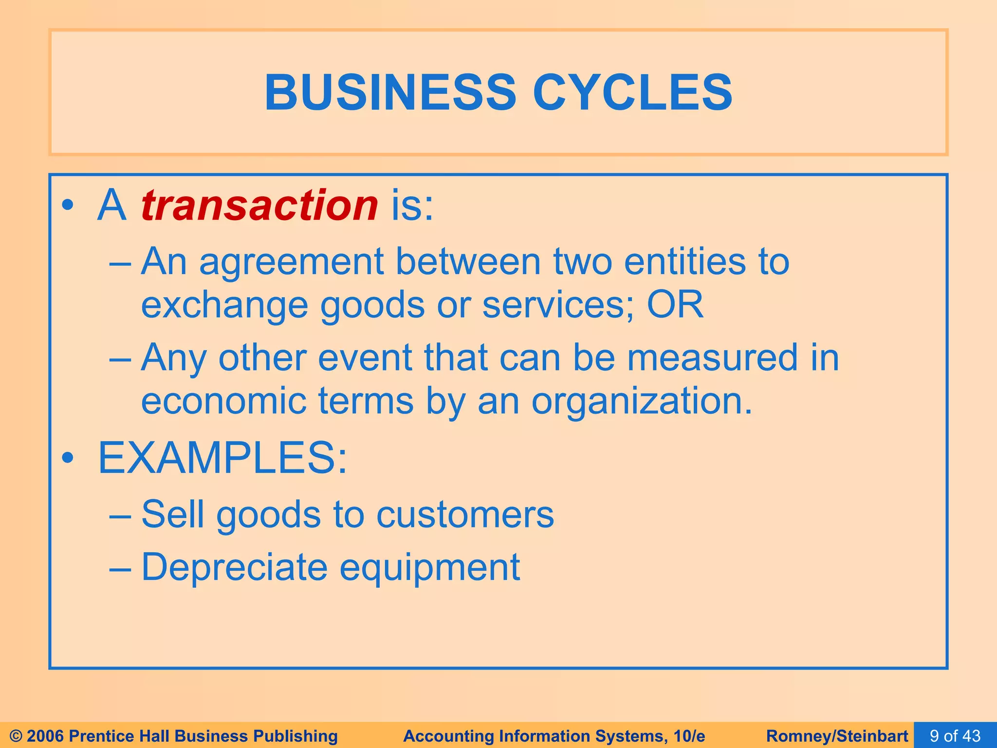 Ais Romney 2006 Slides 02 Business Process | PPT | Business Accounting ...