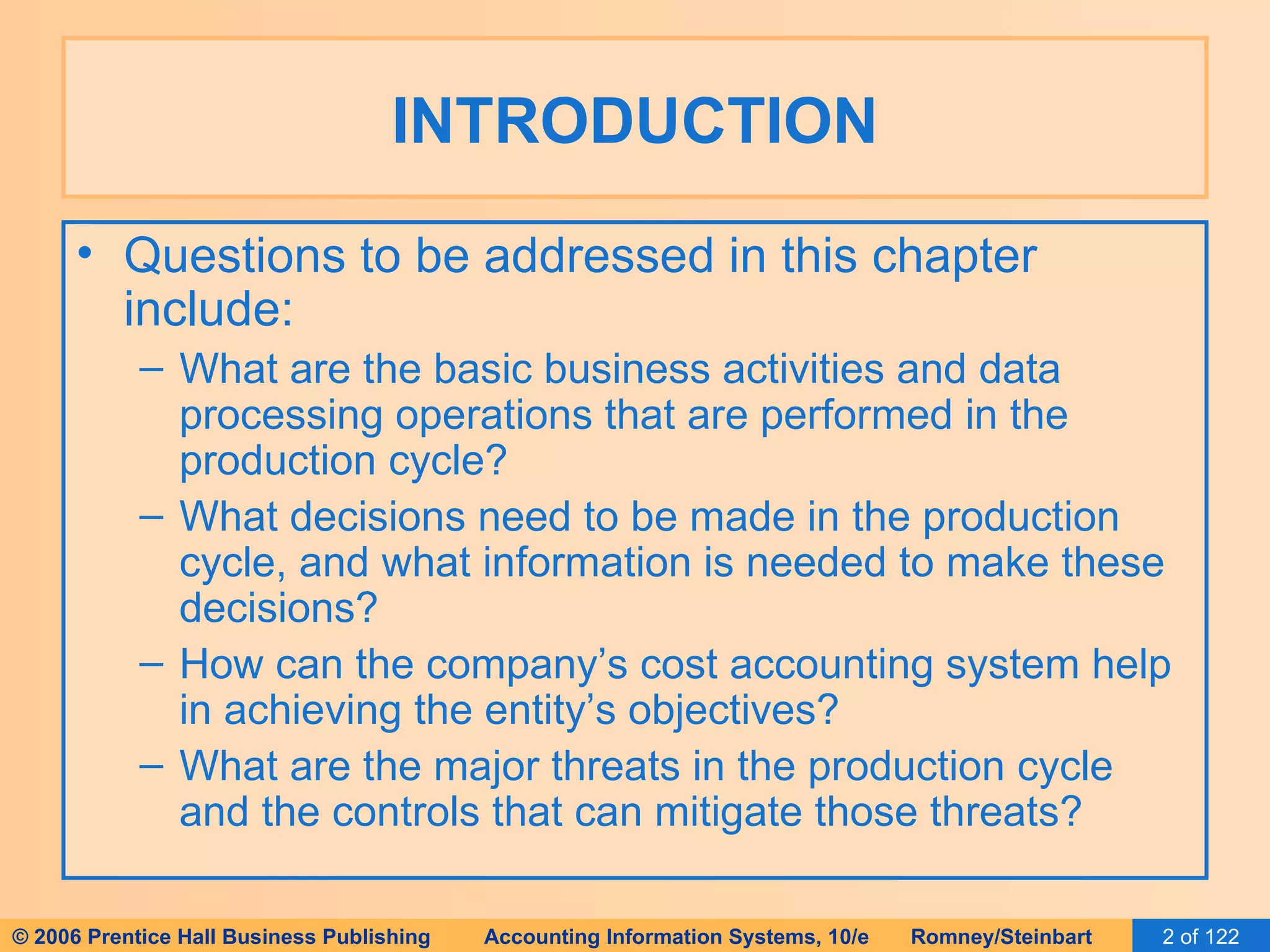 Ais Romney 2006 Slides 12 The Production Cycle | PPT