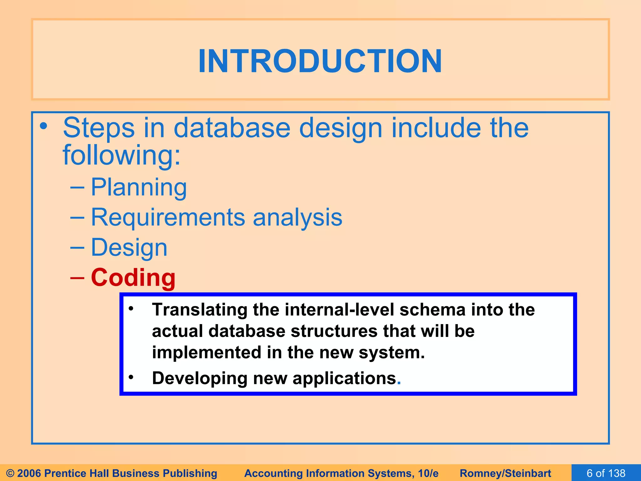 Ais Romney 2006 Slides 15 Database Design Using The Rea | PPT