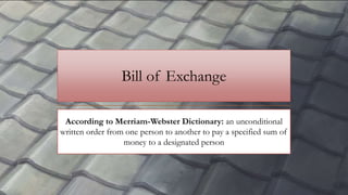 AIS 2102 Examples of Negotiable Instruments | PPT