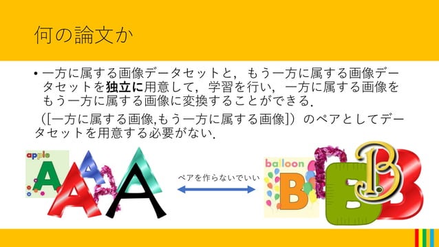 Unsupervised Image To Image Translation Networksの紹介 Ppt