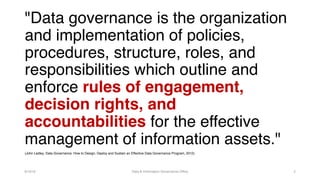 Data governance – an essential foundation to good cyber security ...