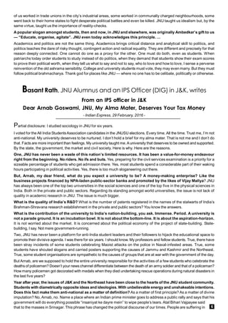 What does jnu stand for? | PDF