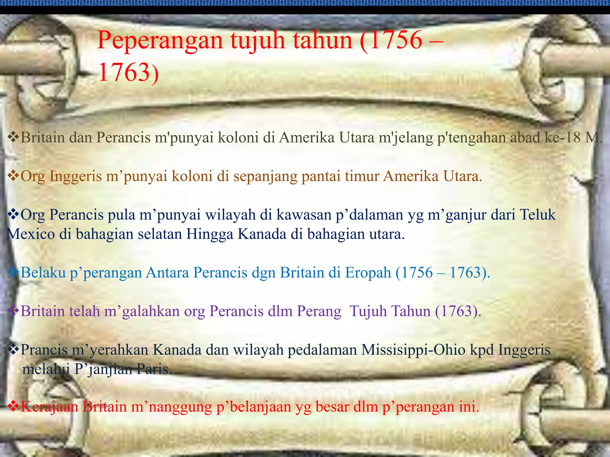 FAKTOR-FAKTOR TERCETUS PERANG KEMERDEKAAN | PPTX