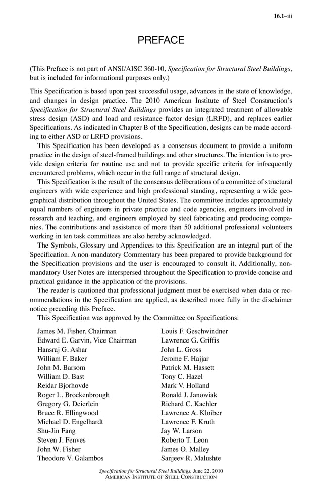 AISC-10 SPECS.pdf | Civil Engineering Industry | Industries