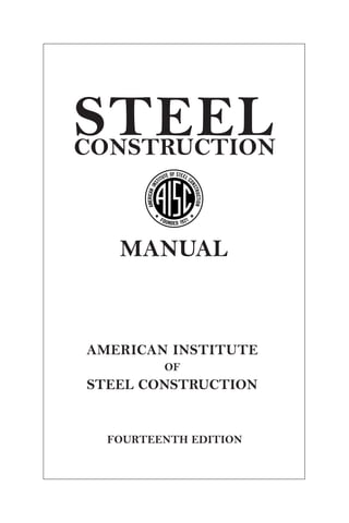 AISC - Steel Construction Manual-American Institute of Steel ...