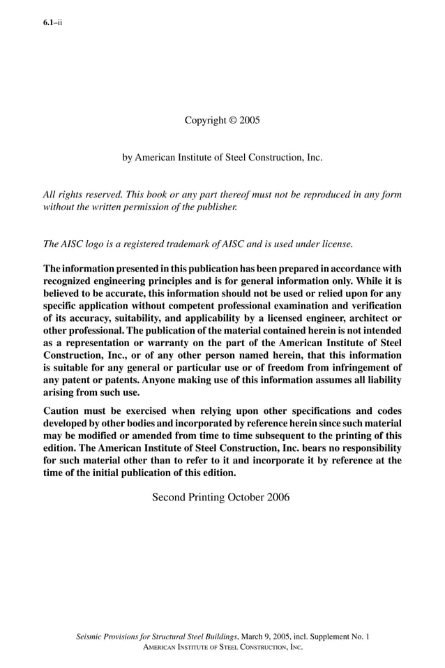 Aisc 341 05+supliment | PDF