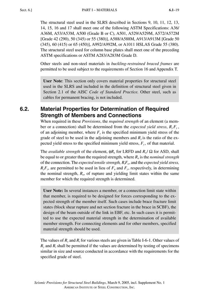 Aisc 341 05+supliment | PDF