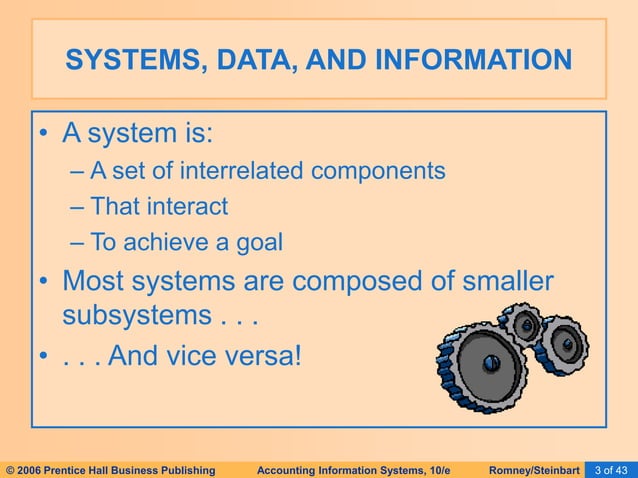 AIS CH_01 Accounting Information Systems an overview.PPT | Databases | Computer Software and ...