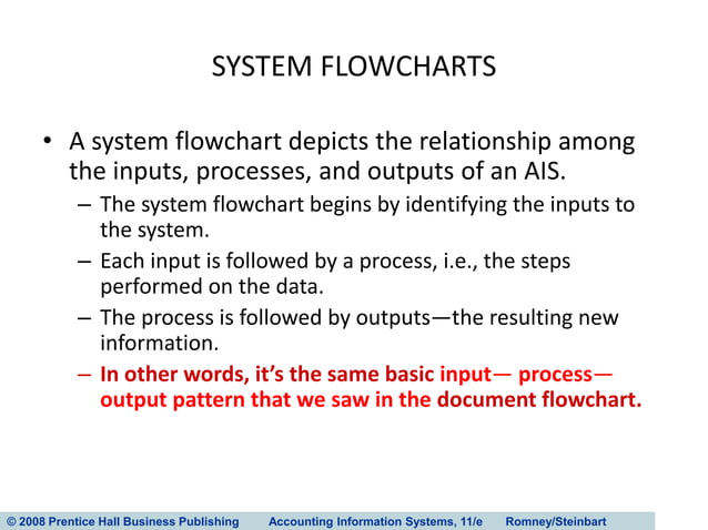 Accounting Information system chapter 2 Flowchart.ppt | Technology ...