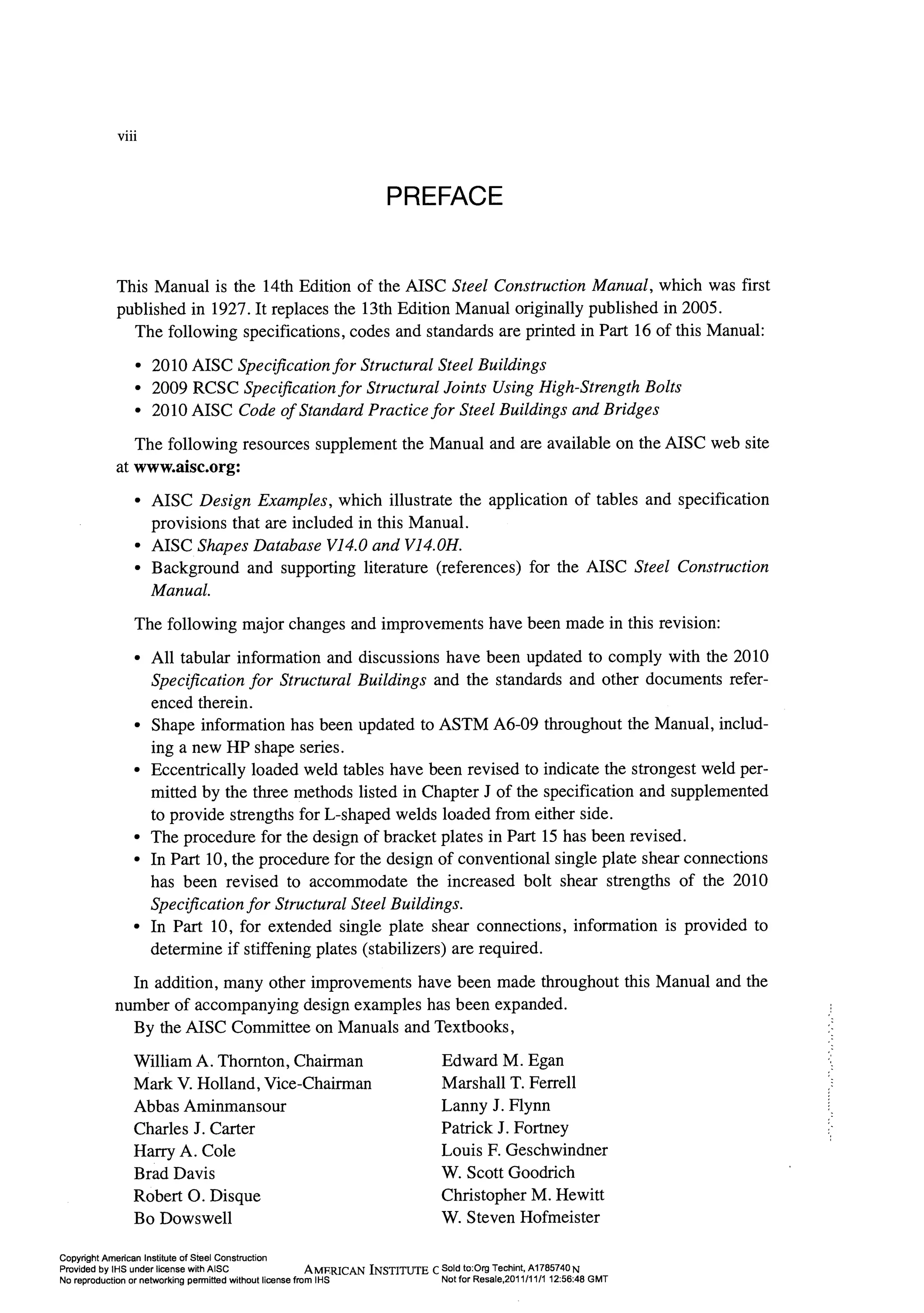 Aisc steel construction manual 14th | PDF