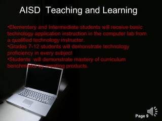 Aisd technology plan | PPT