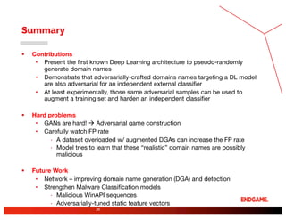 Deep DGA: Adversarially-Tuned Domain Generation and Detection | PDF