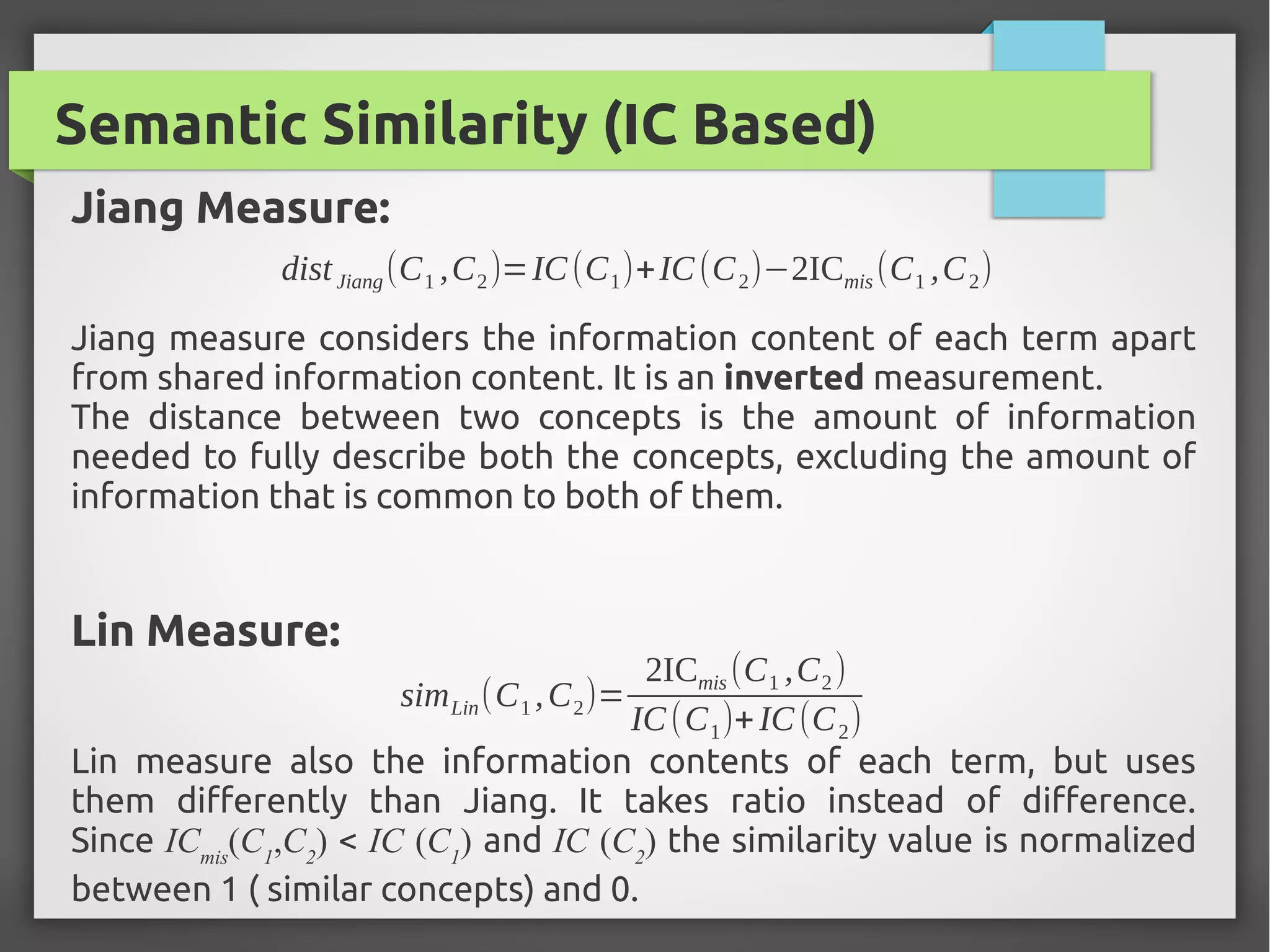 Information Retrieval using Semantic Similarity | PPT