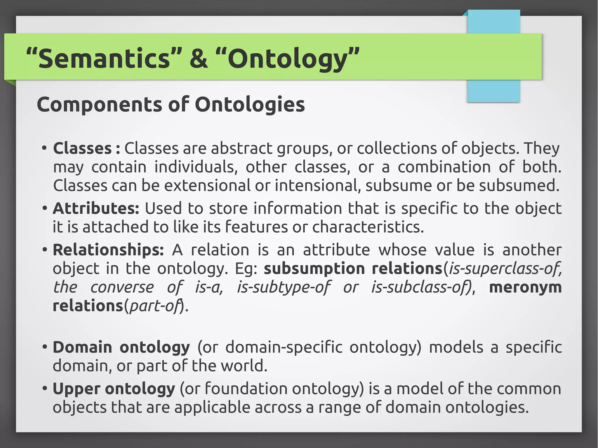 Information Retrieval using Semantic Similarity | PPT