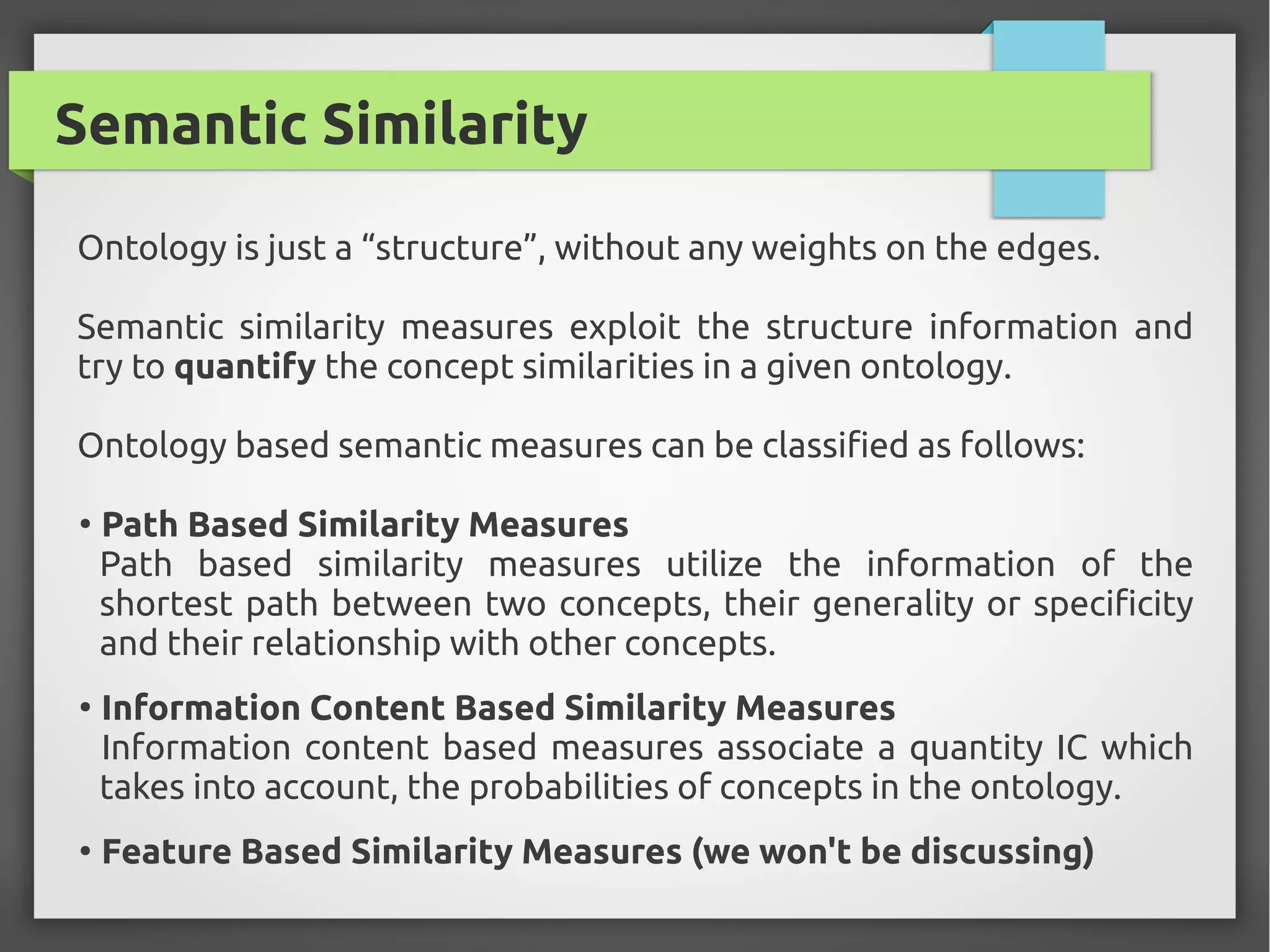 Information Retrieval using Semantic Similarity | PPT