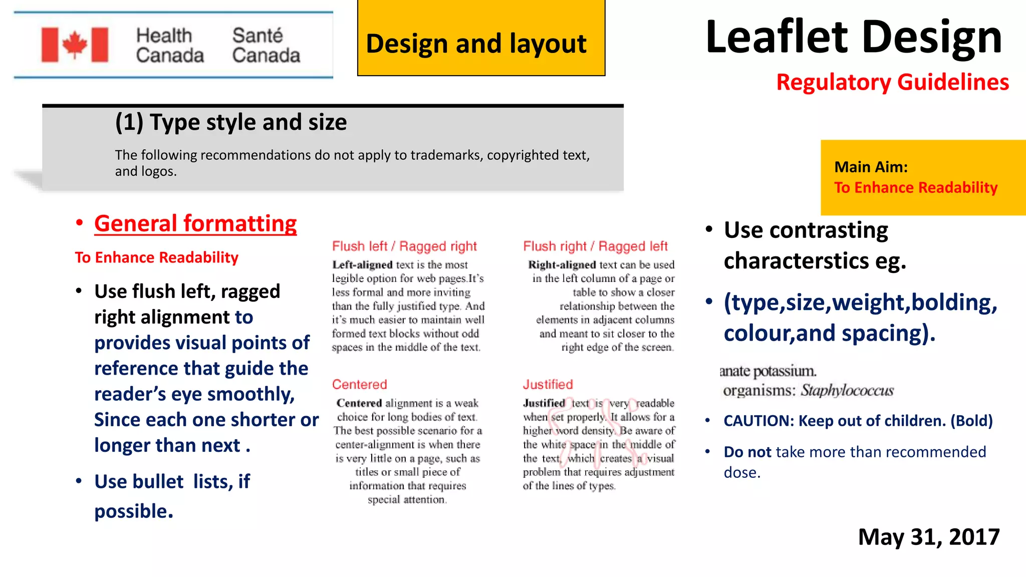 Leaflet Packaging Design Regulations Using Adobe Illustrator | PPTX