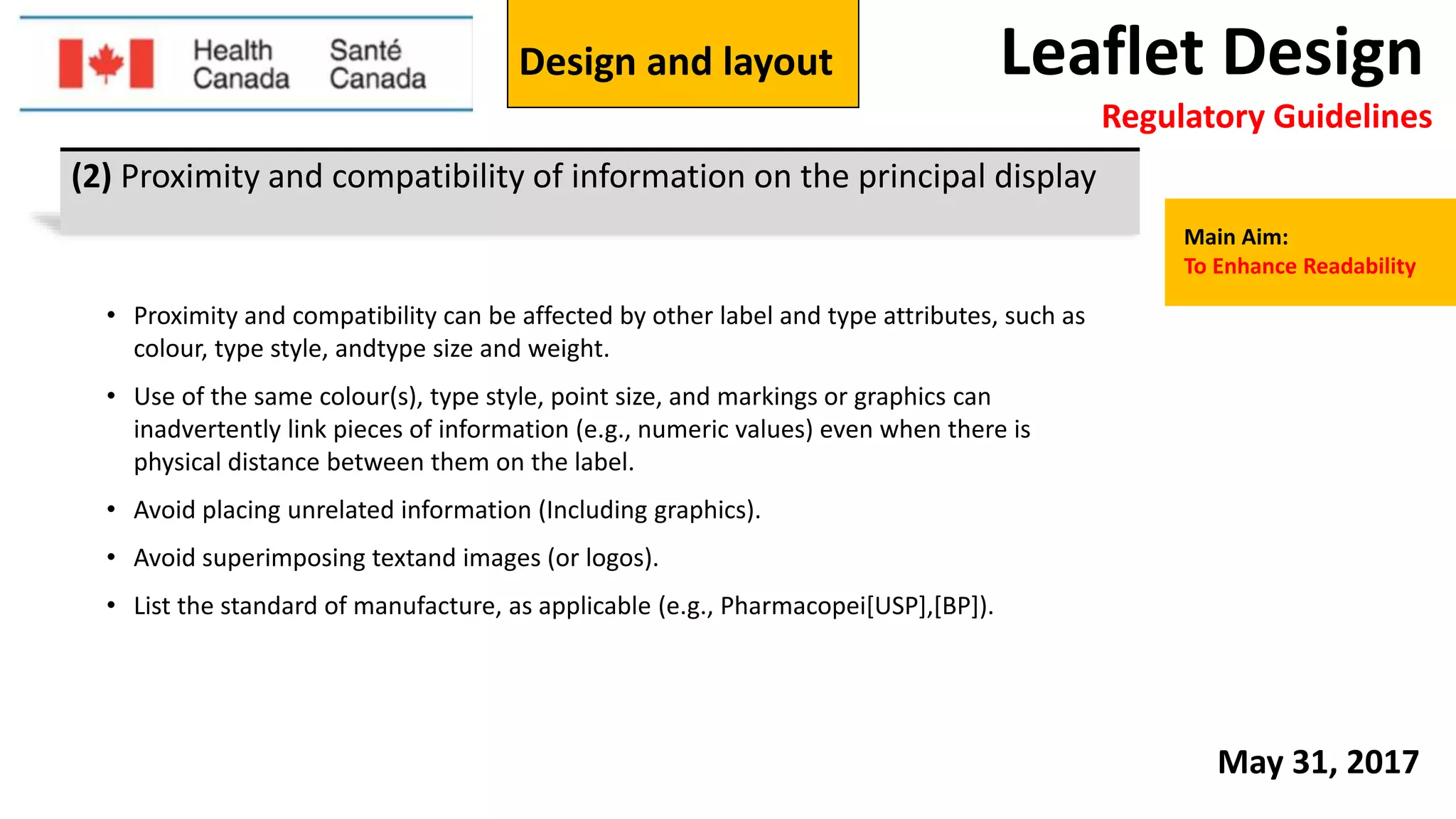 Leaflet Packaging Design Regulations Using Adobe Illustrator | PPTX