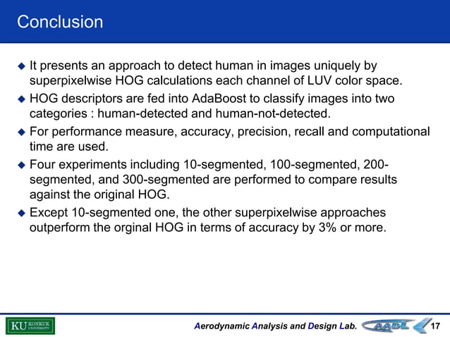 Using HOG Descriptors on Superpixels for Human Detection of UAV Imagery ...