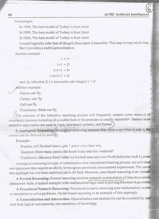 Artificial Intelligence Notes- Set6 | PDF