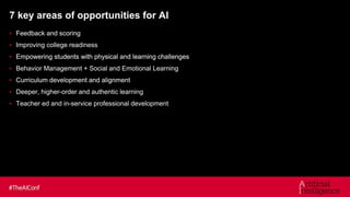 AI for improving teaching and learning | PPTX