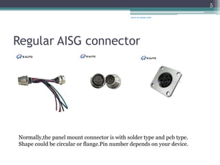 How to choose control cable for cellular antennas/TMA/RET | PPT