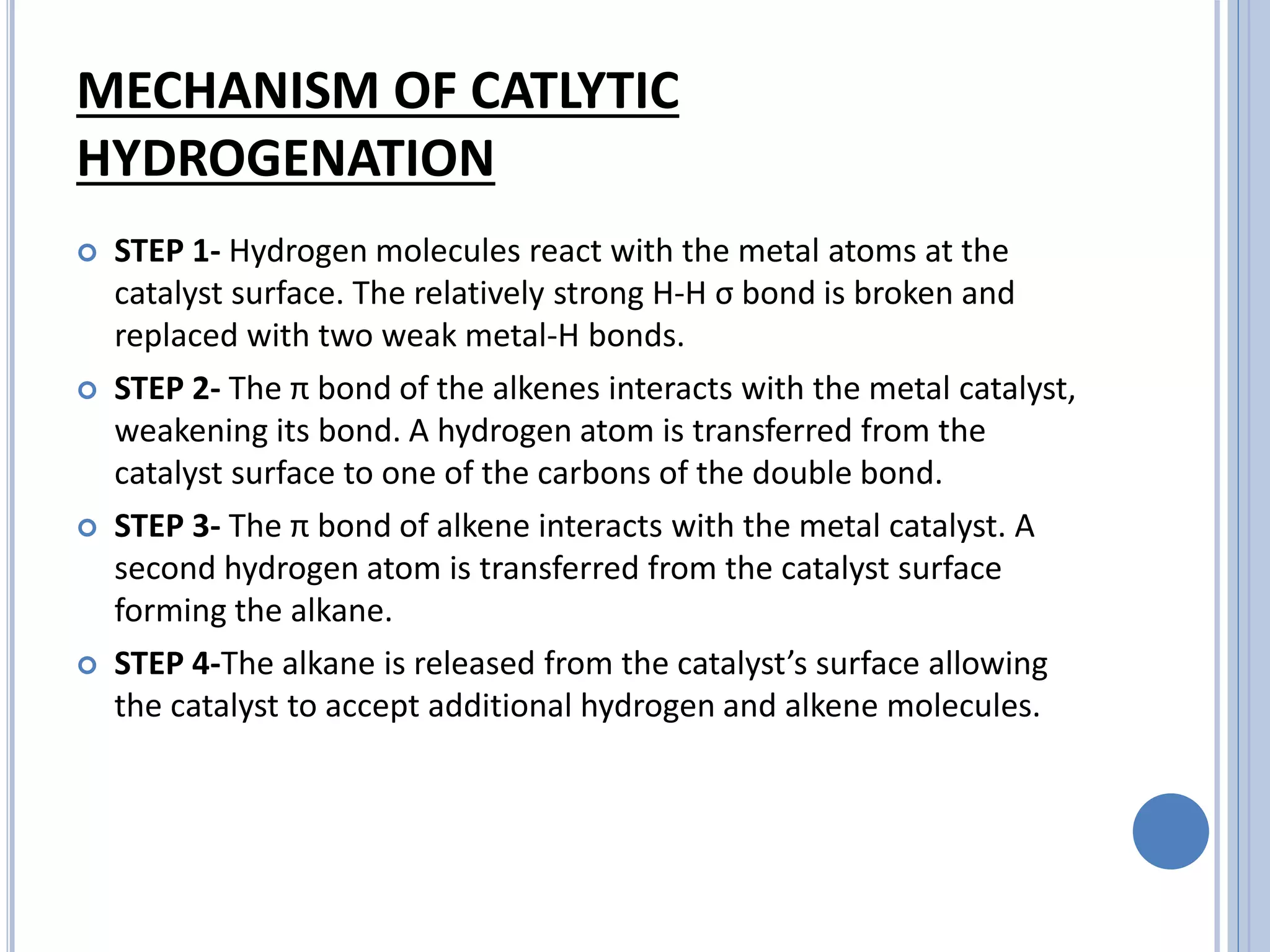 Hydrogenation, catalytic hydrogenation | PPTX