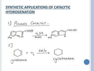 Hydrogenation, catalytic hydrogenation | PPT