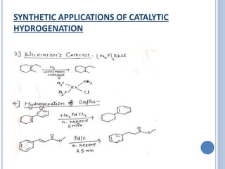 Hydrogenation, catalytic hydrogenation | PPT