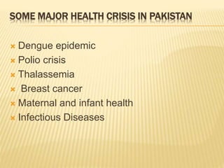 health condition of Pakistan | PPTX