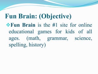 Fun brain courses | PPTX
