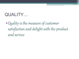 TOTAL QUALITY MANAGEMENT | PPT