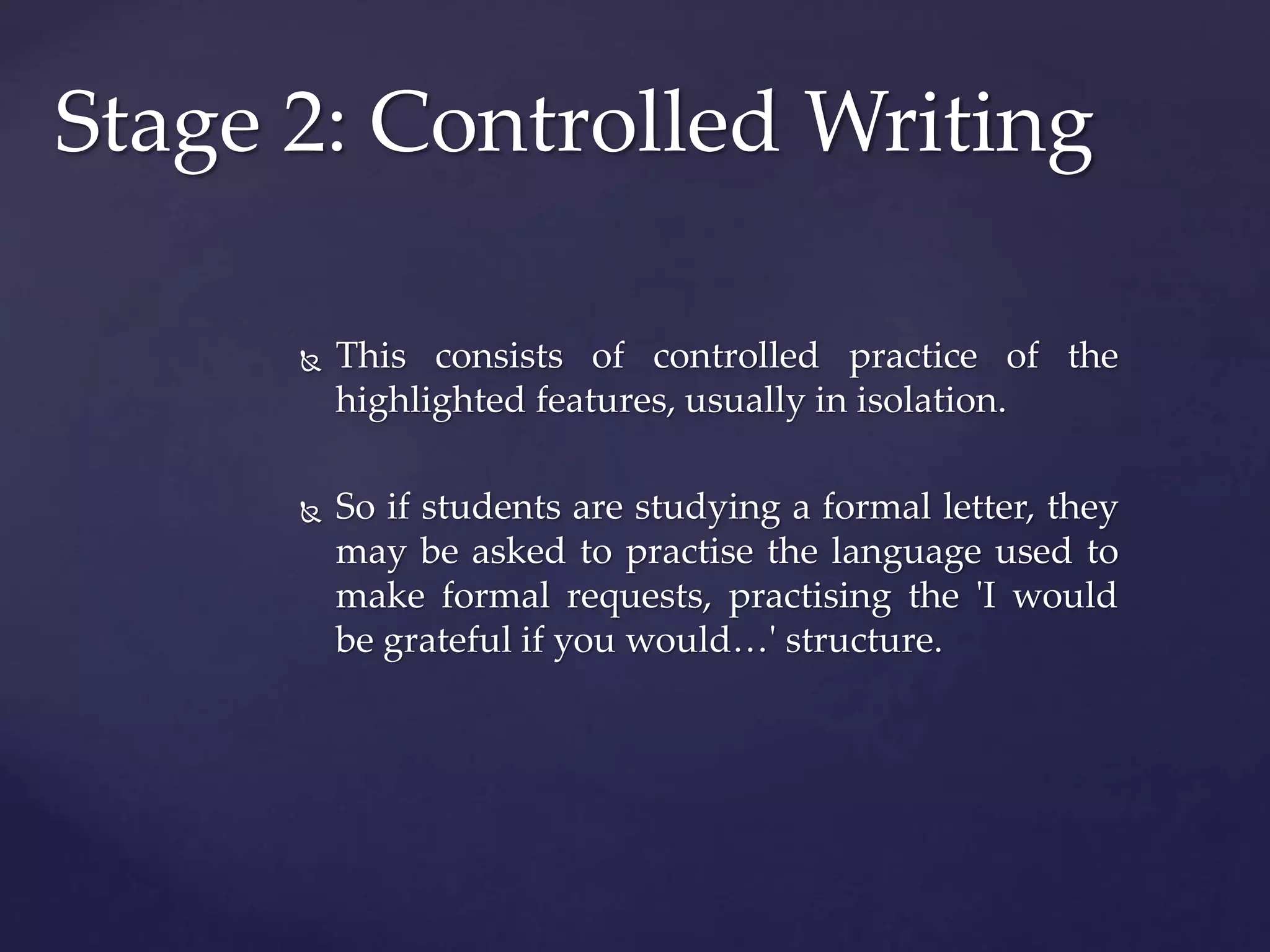 The Stages of Product Approach in Writing | PPTX