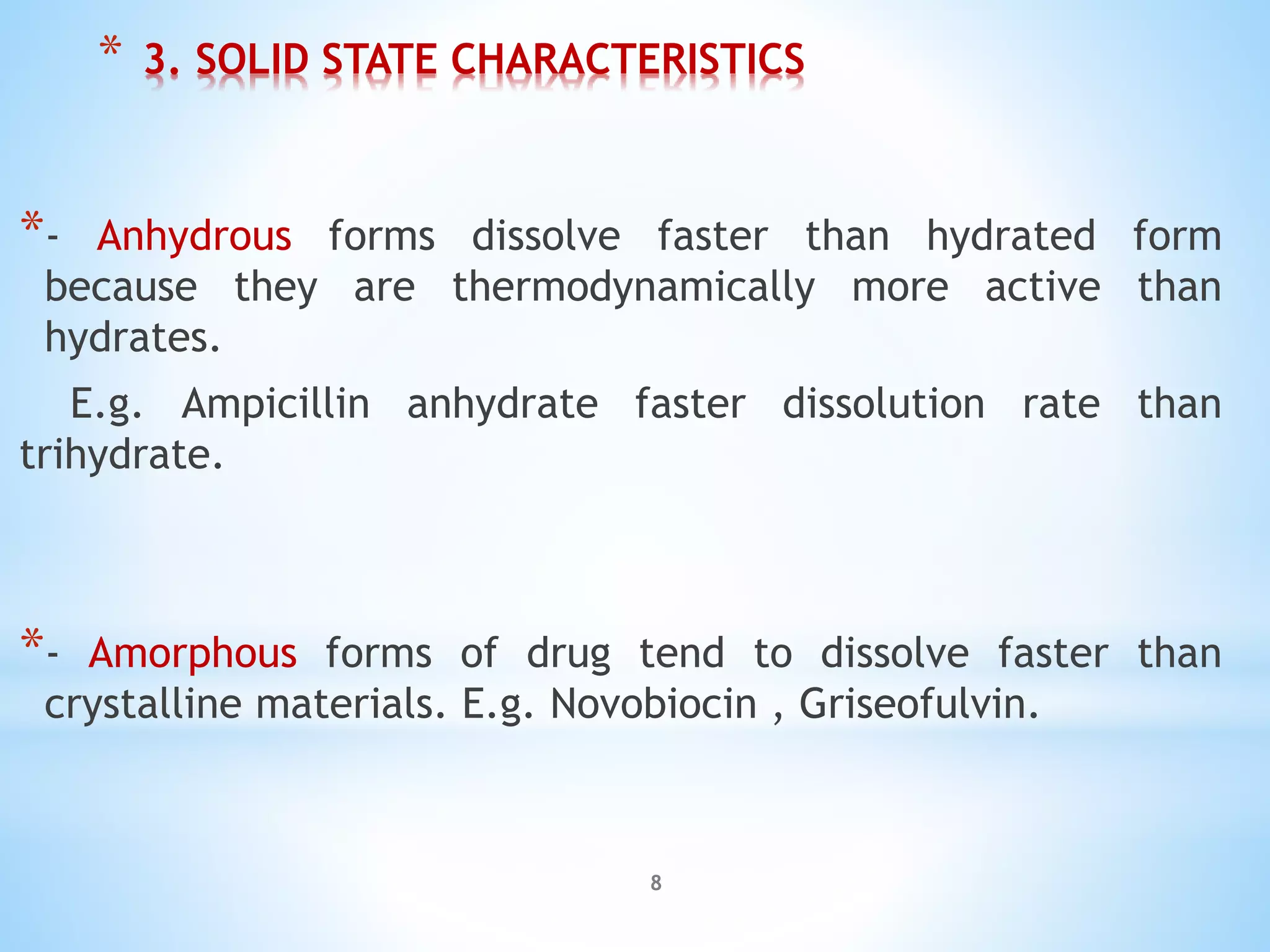 factors affecting dissolution rate a full view. | PPTX