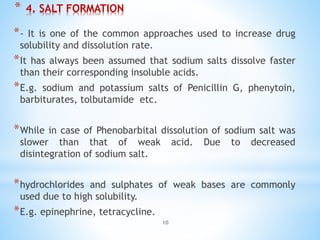 factors affecting dissolution rate a full view. | PPTX | Pharmaceutical ...