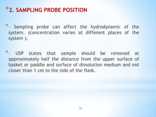 factors affecting dissolution rate a full view. | PPTX