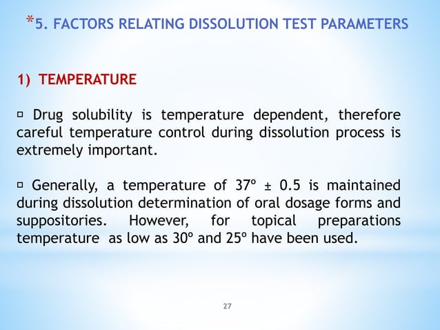 factors affecting dissolution rate a full view. | PPTX | Pharmaceutical ...