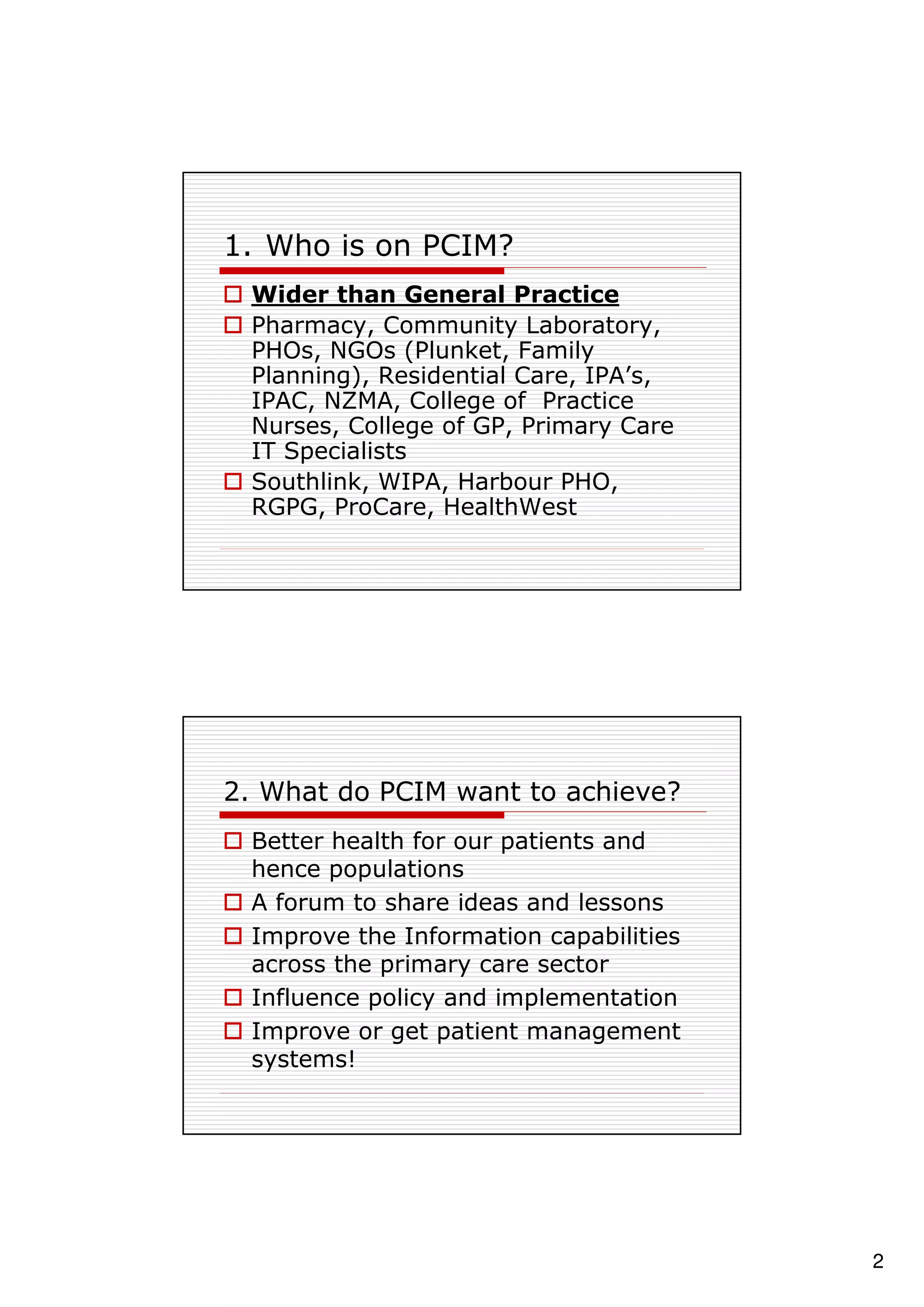 PCIM - A Vision for Primary Care | PDF