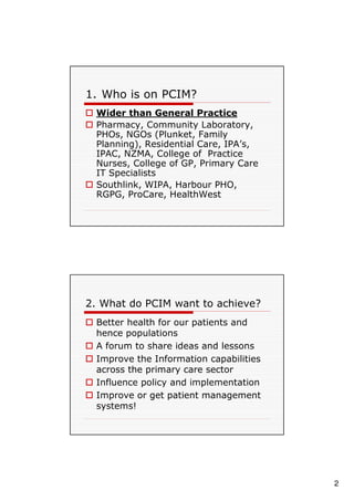 PCIM - A Vision for Primary Care | PDF | Healthcare Industry | Industries