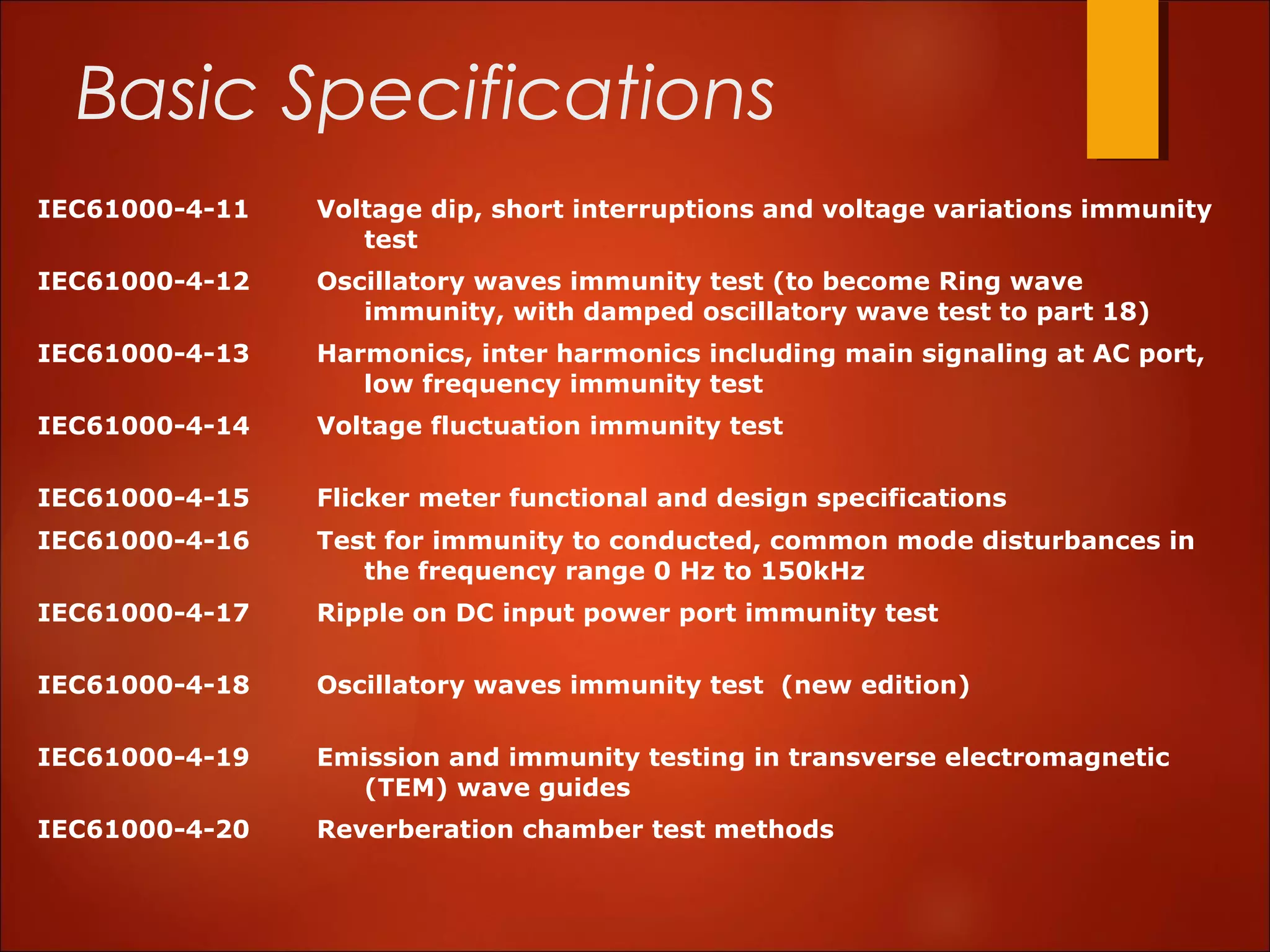 Electromagnetic Interference and Electromagnetic Compatibility (EMI/EMC ...