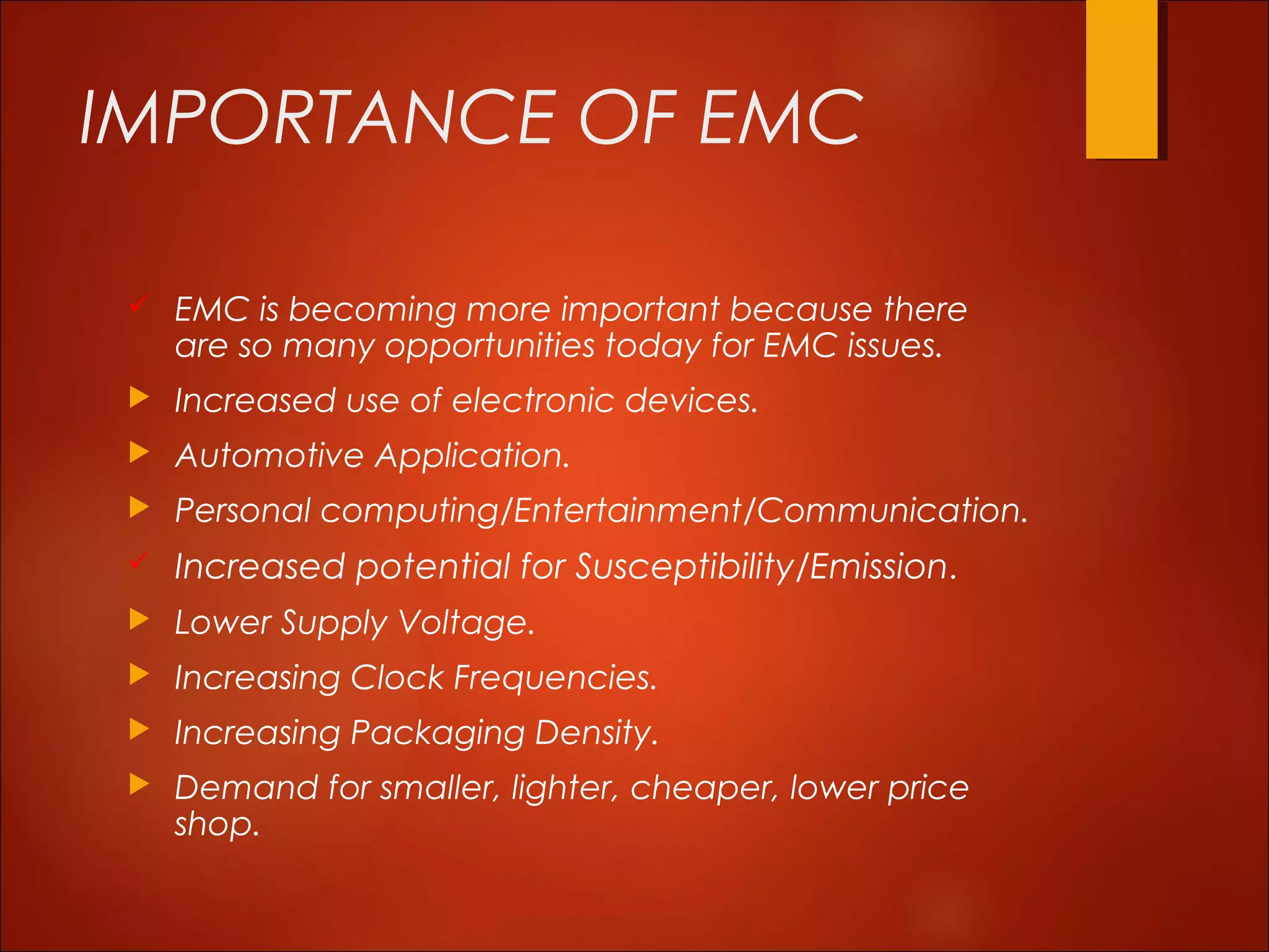 Electromagnetic Interference and Electromagnetic Compatibility (EMI/EMC ...