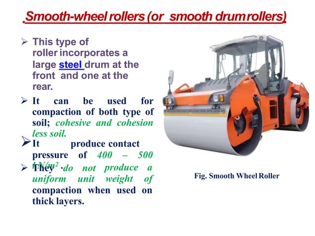 Field control of compaction and compaction Equipment | PPTX ...