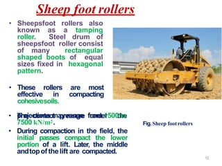 Field control of compaction and compaction Equipment | PPTX