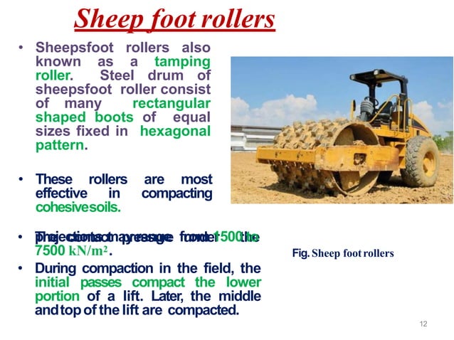 Field control of compaction and compaction Equipment | PPTX ...